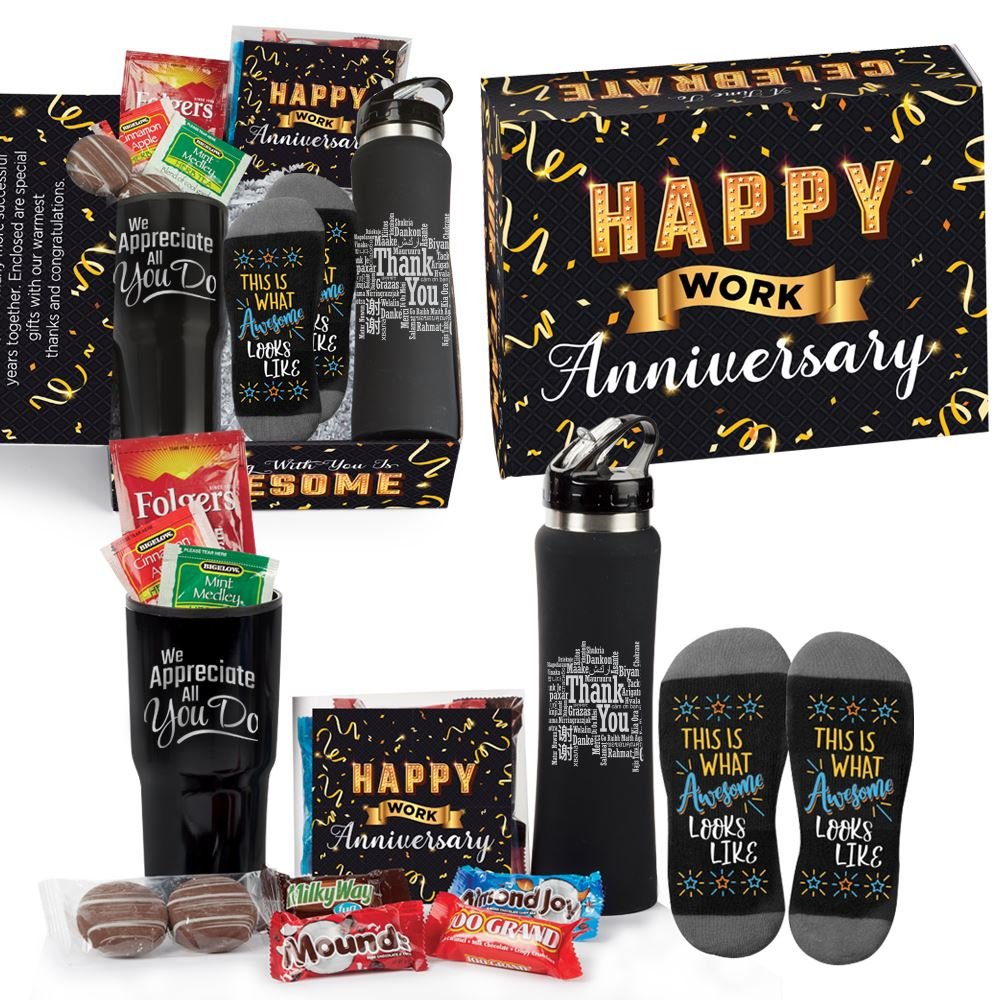 Happy Work Anniversary Gift Set | Positive Promotions