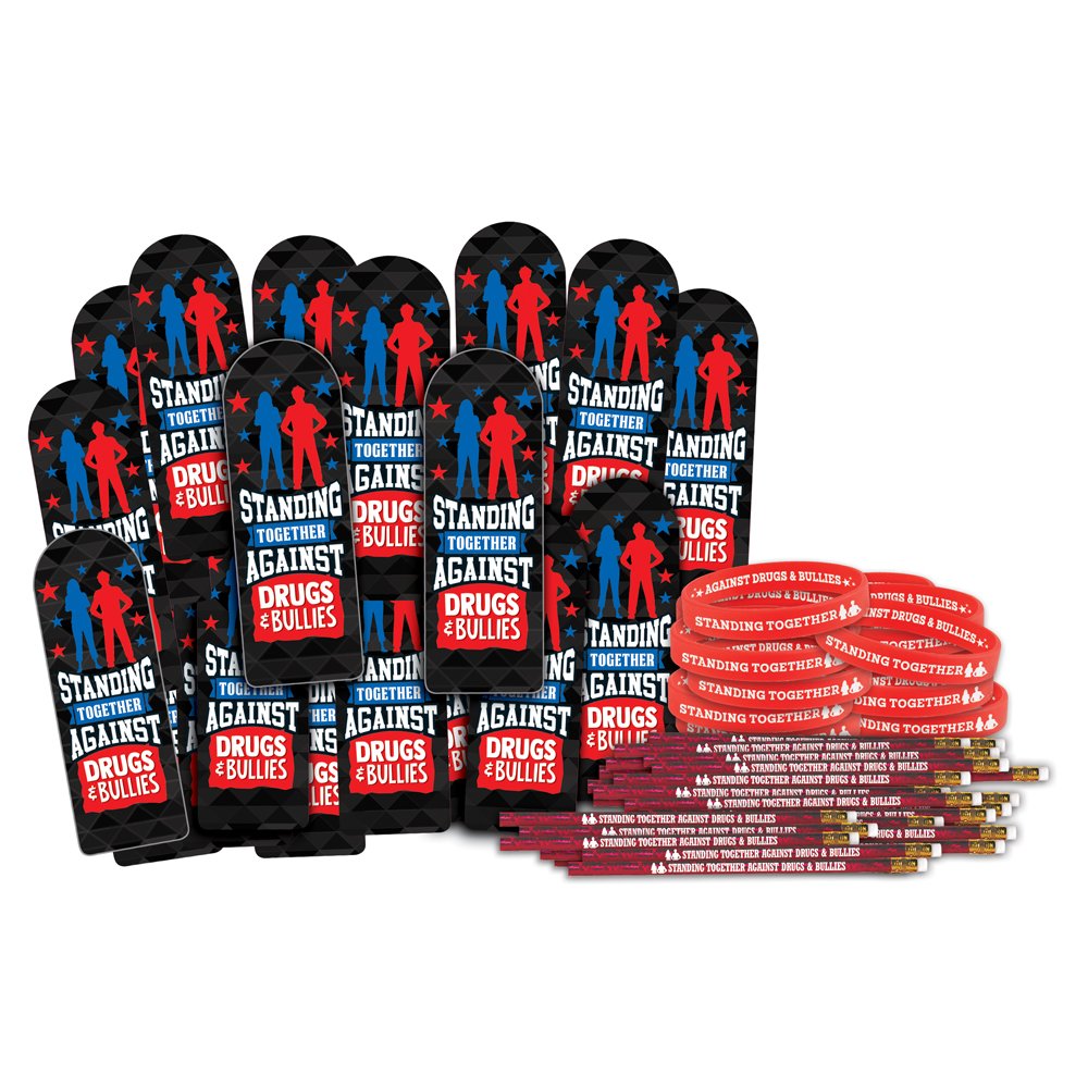 Standing Together Against Drugs & Bullies 300-Piece Theme Kit ...