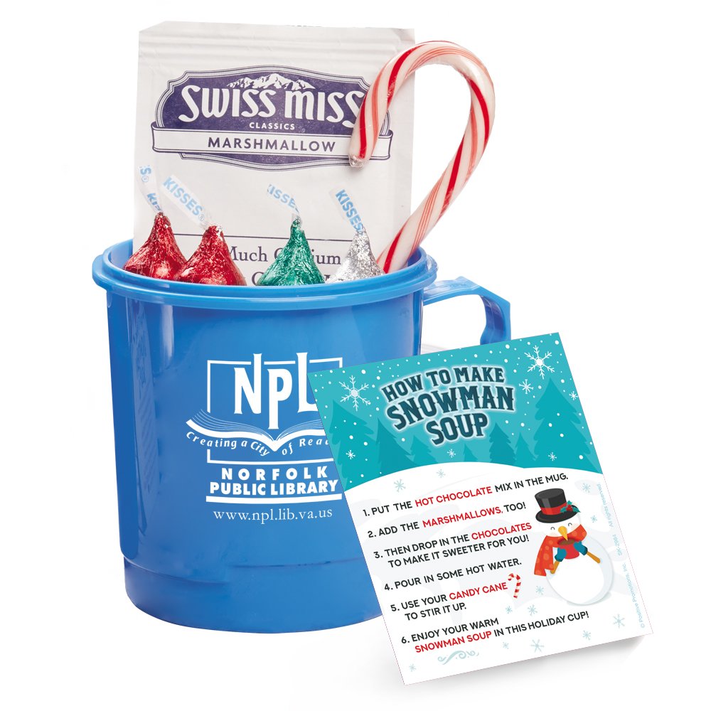 "Snowman Soup" Gift Set With Holiday Gift Tag and Bow - Personalization ...