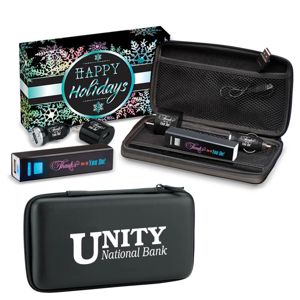 Tech Trio In Holiday Gift Box - Personalization Available | Positive ...