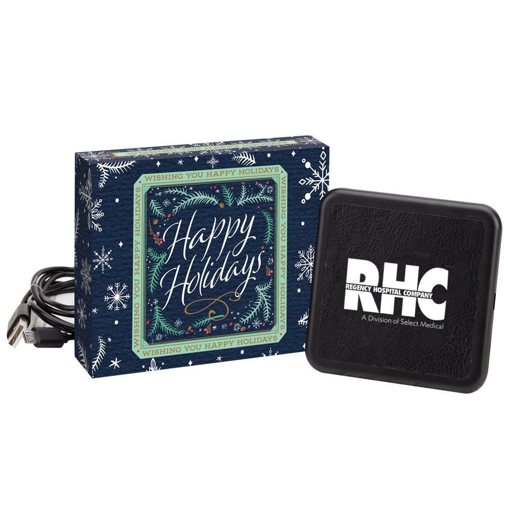 Wireless Phone Charging Pad in Holiday Gift Box - Personalization ...
