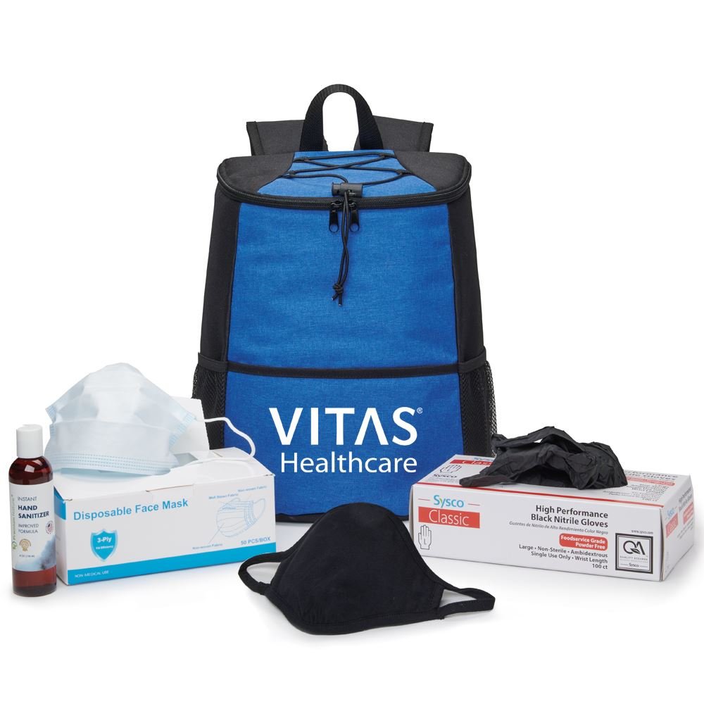 Backpack Cooler Deluxe PPE Kit - Personalization Available | Positive ...