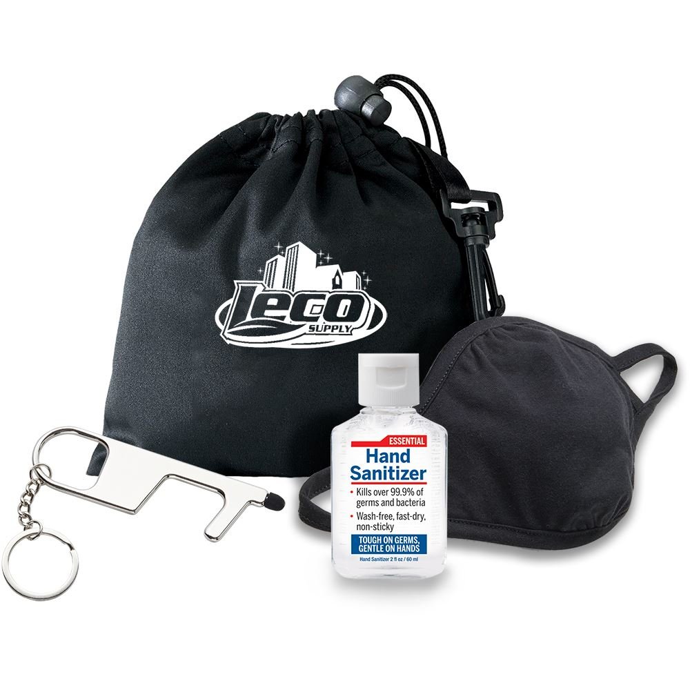 4-In-1 PPE Essentials Healthy Holidays Kit - Personalization Available ...