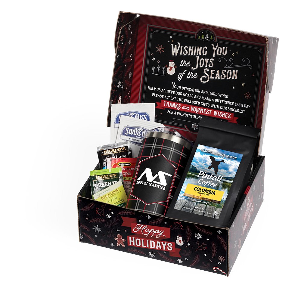 Fremont Cozy Cocoa, Coffee, & Tea Gift Set In Holiday Gift Box ...