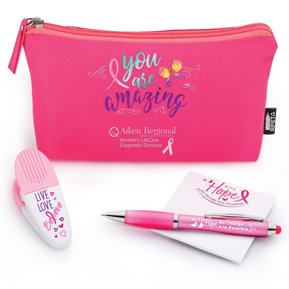 You Are Amazing 3-Piece Stationery Gift Set In Eco-Friendly Zippered ...