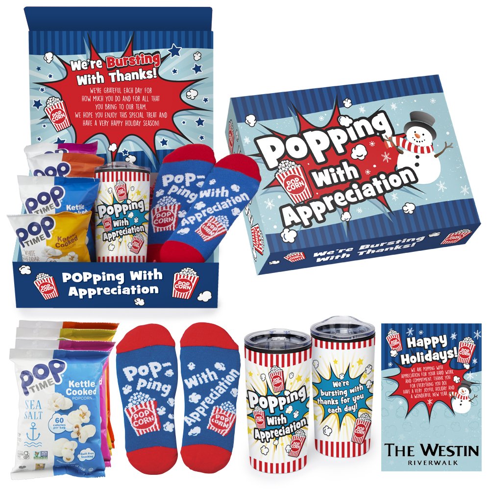 Popping With Appreciation Gift Set in Holiday Gift Box ...