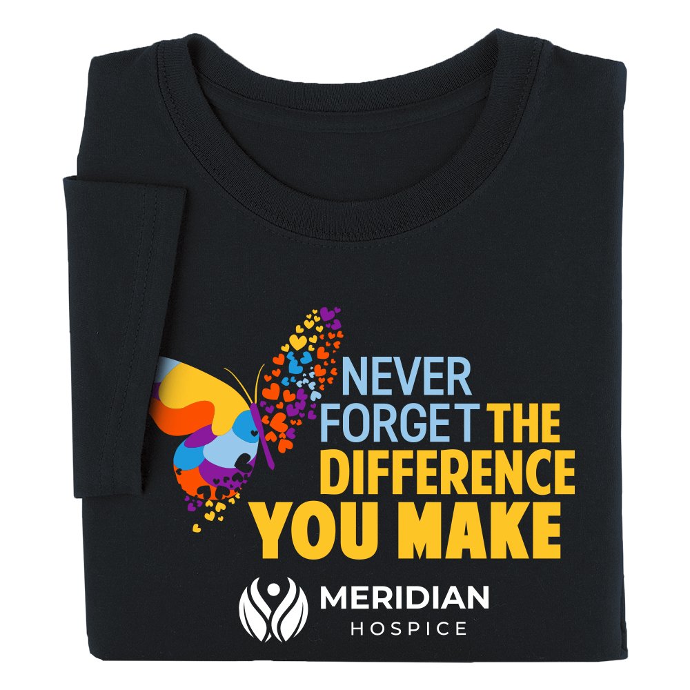Never Forget the Difference You Make Unisex Short-Sleeved T-Shirt in ...