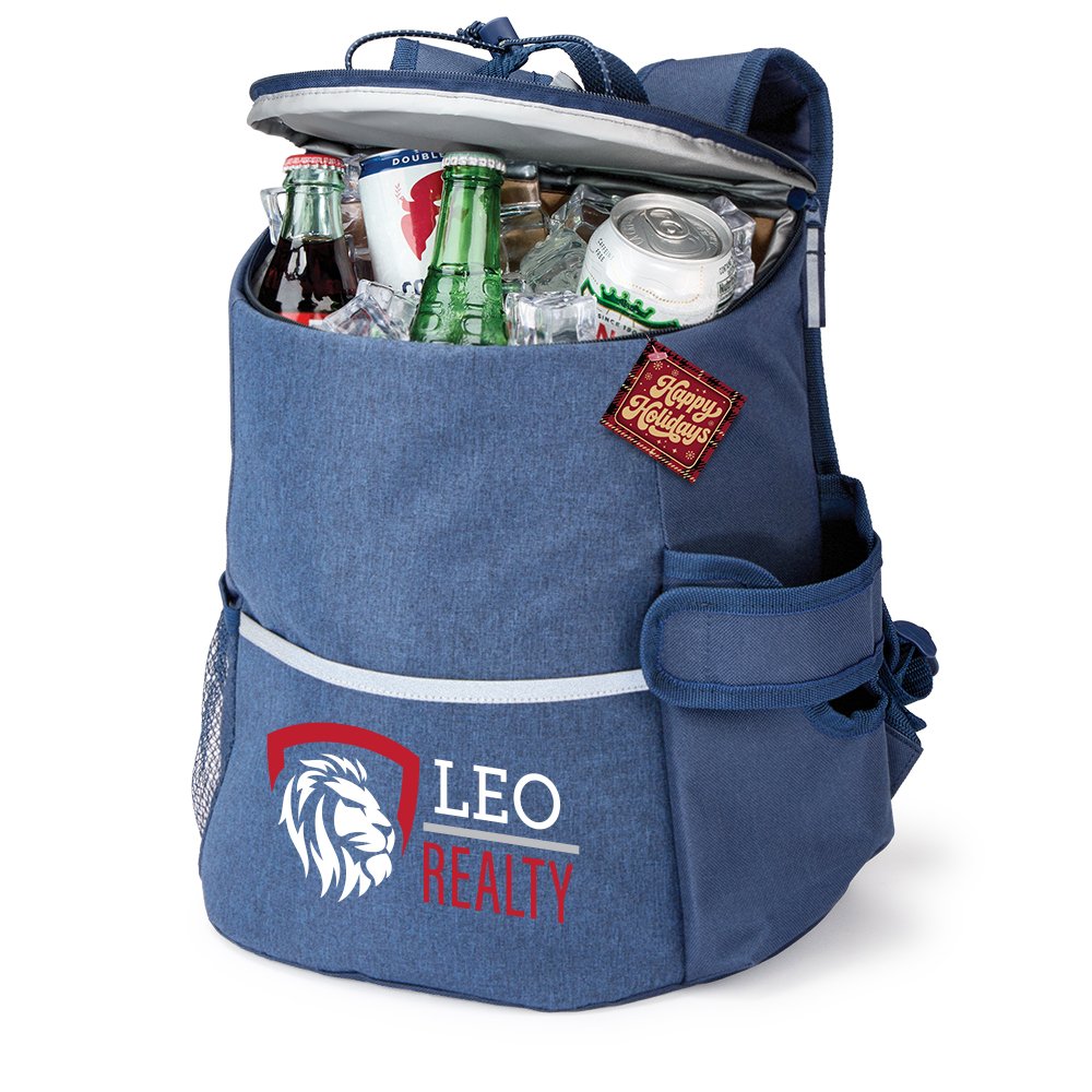 Navy Hydro 12-Can Backpack Cooler With Tumbler Pocket & Holiday Gift ...