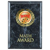 Math Award Plaque (Black) | Positive Promotions