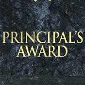 Principal's Award Black Marble Award Plaque | Positive Promotions