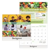 Steps To Living Healthy 2024 Wall Calendar | Positive Promotions