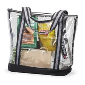 Clarity Clear Zippered Tote Bag - Personalization Available | Positive ...