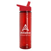 Slim Fit Water Bottle With Flip Straw Lid 24-Oz. - Personalization ...