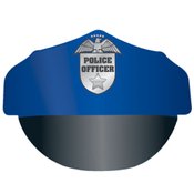 Pop-Out Paper Police Hat | Positive Promotions