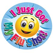 I Just Got My Flu Shot! Stickers | Positive Promotions