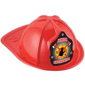 Red Junior Firefighter Hat With Fireman & Axe Design