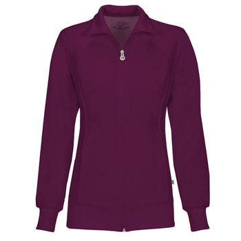Cherokee® Women's Two-Pocket Infinity Zip-Front Warm-Up Jacket ...