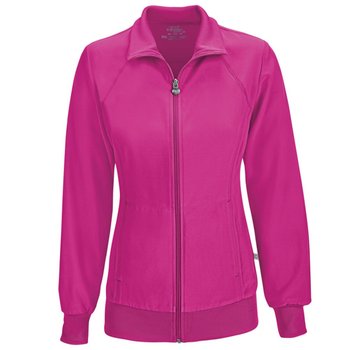 Cherokee® Women's Two-Pocket Infinity Zip-Front Warm-Up Jacket ...