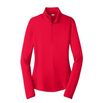 Sport-Tek® Women's Competitor Performance Quarter-Zip Pullover ...