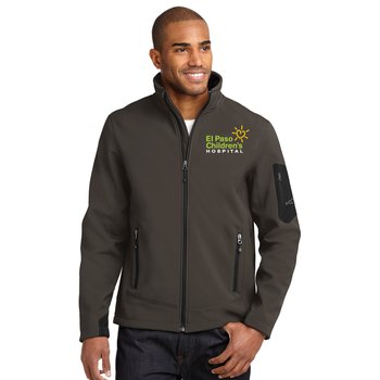 Eddie Bauer® Men's Rugged Ripstop Soft-Shell Jacket - Embroidered ...