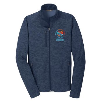 Social Worker Port Authority® Men's Digi Stripe Fleece Jacket ...