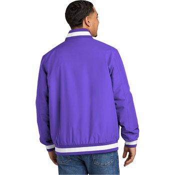 Sport-Tek® Unisex Insulated Retro Varsity Letterman Jacket ...
