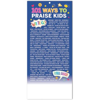 101 Ways to Praise Kids 2-Sided Bilingual Glancer - One-Color ...