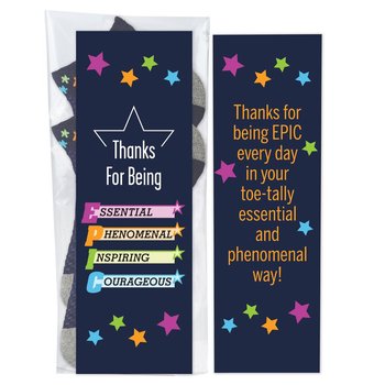 Thanks For Being EPIC "Toe"-tally Awesome Ankle Socks | Positive Promotions