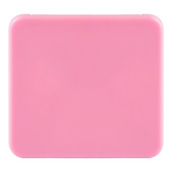 Pink Square Double Compact Mirror - Personalization Available ...