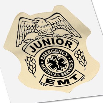 Junior EMT Gold-Foil Stickers-On-A-Roll | Positive Promotions