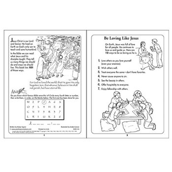 101 Ways To Be Like Jesus Educational Activities Book - Personalization ...