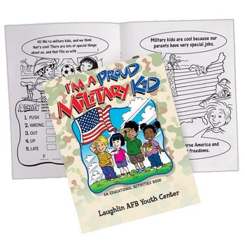 I'm A Proud Military Kid Educational Activities Book | Positive Promotions