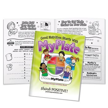 MyPlate Educational Activities Book | Positive Promotions