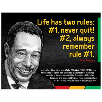 Inspirational African Americans Laminated Posters - Set of 10 ...
