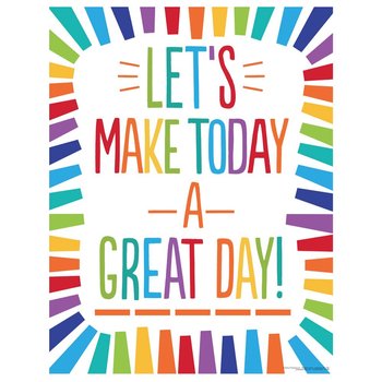 Let's Make Today A Great Day Event Week Poster - 3 Pack | Positive ...