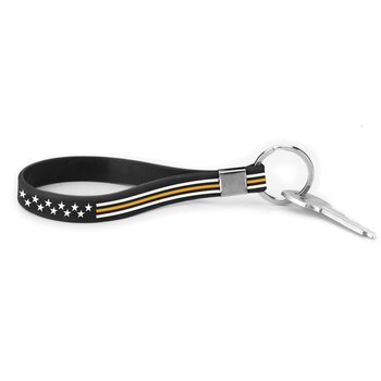 911 Dispatchers: The Thin Gold Line Paracord Key Chain With Card ...