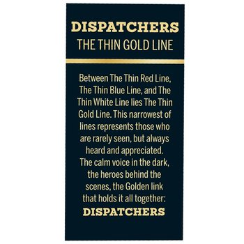 The Thin Gold Line Charm Key Tag With Keepsake Card | Positive Promotions