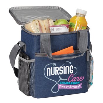 Nursing: Care, Compassion, Commitment Blue Riverside Lunch/Cooler Bag ...