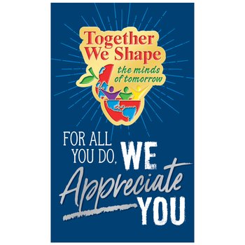 Together We Shape The Minds Of Tomorrow Lapel Pin With Presentation Card
