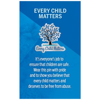 Every Child Matters Lapel Pin with Presentation Card | Positive Promotions