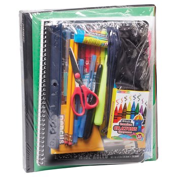 Grades 3-5 Deluxe School Kit in Deluxe Backpack | Positive Promotions