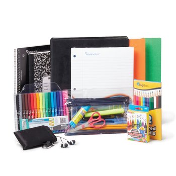 Grades 3-5 Deluxe School Kit in Clear 15" Backpack | Positive Promotions