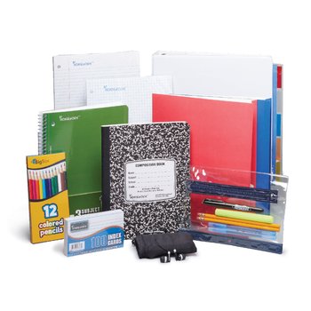 Grades 6-8 Deluxe School Kit in Clear 15" Backpack | Positive Promotions