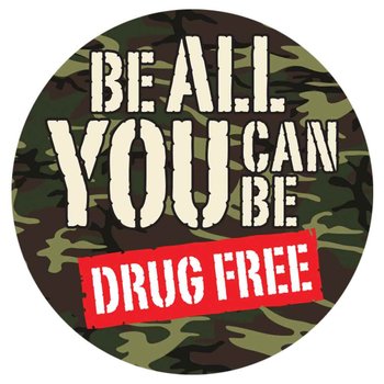 Themed Drug Free Assortment 5-On-A-Roll Message Stickers - Roll of 200 ...