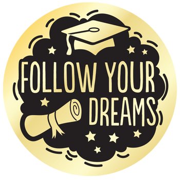 Graduation Stickers - Roll of 200 | Positive Promotions