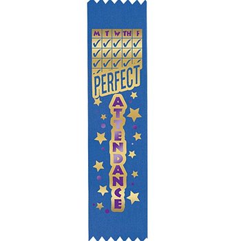 Perfect Attendance Ribbon Assortment Pack | Positive Promotions