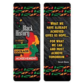 Black History Month Bookmark Assortment - Pack of 300 | Positive Promotions