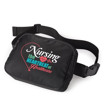 Nursing: The Heartbeat of Healthcare Sedona Sling Belt Bag & Dual-Sip ...