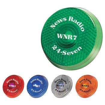 Round Blinking Light With Back Clip - Personalization Available ...