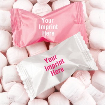 Butter Mints In Pink Or White Wrappers | Positive Promotions